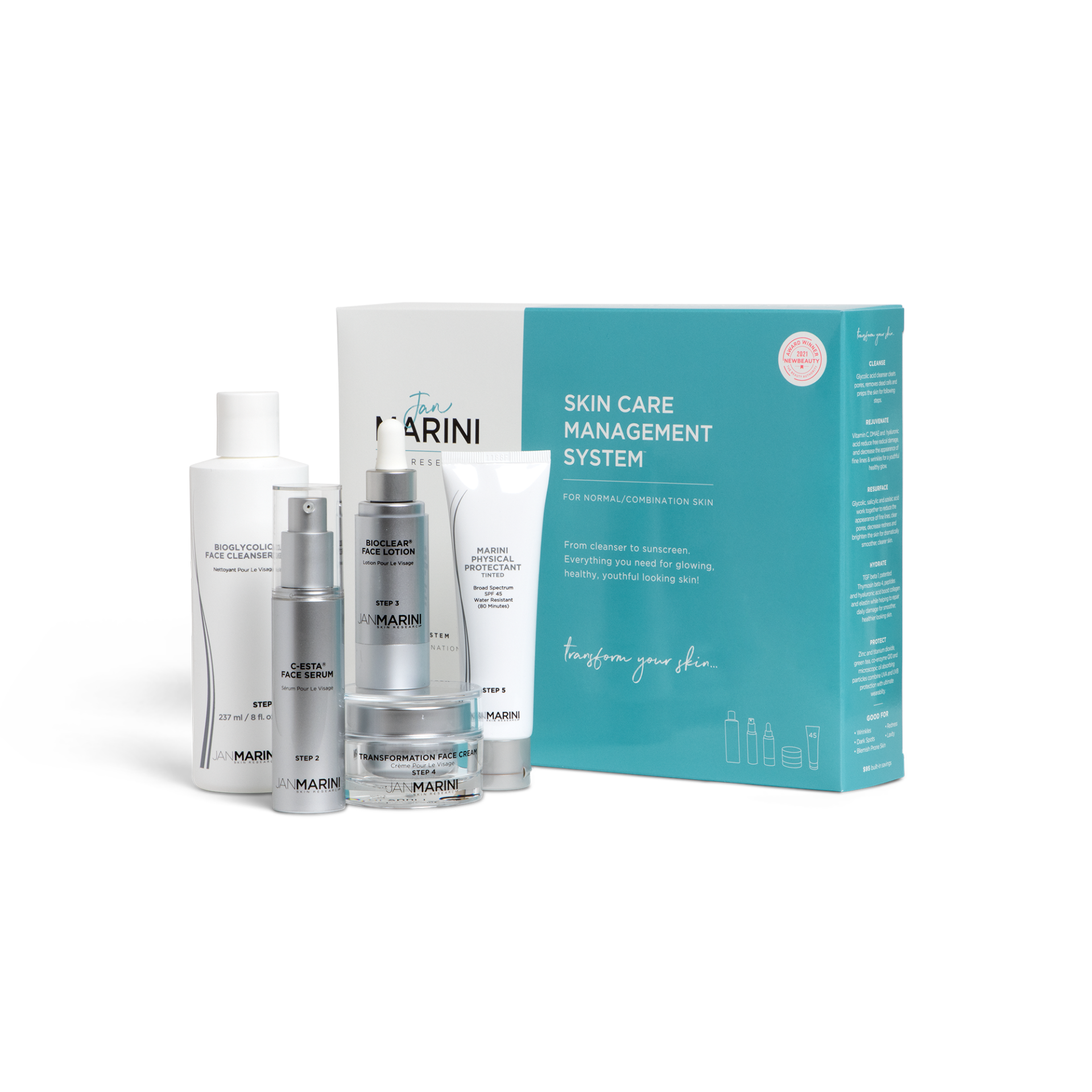Jan Marini Skin Care Management System Normal/Combo | SPF 45 Tinted ...